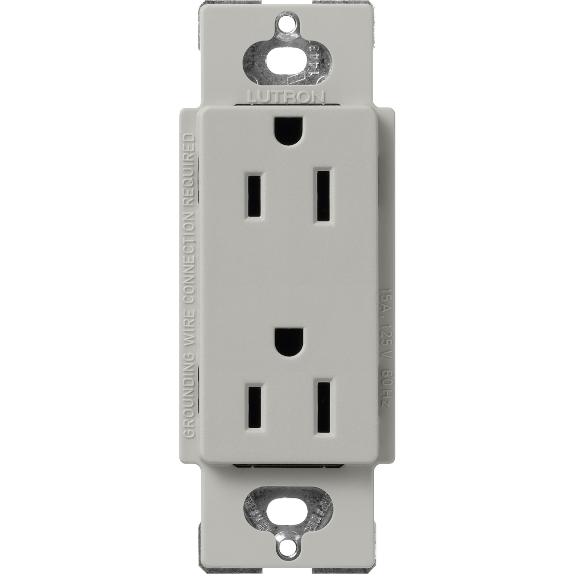 15-Amp Duplex Receptacle by Lutron | SCR-15-PB | LUT1393137