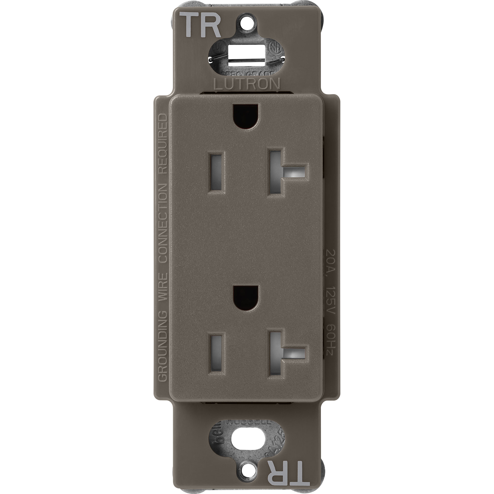 20-Amp Tamper Resistant Receptacle by Lutron | SCRS-20-TR-TF | LUT1393208