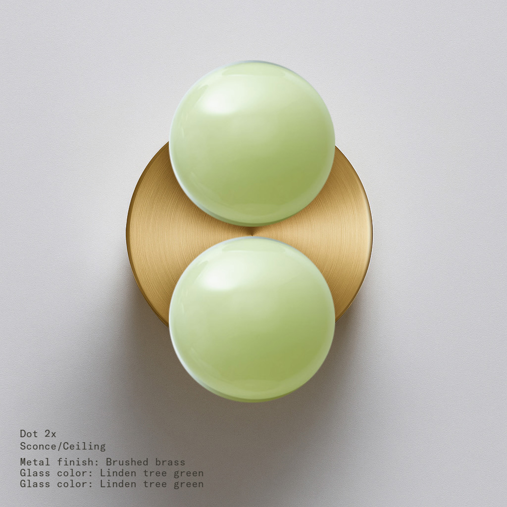 Dot 2X Wall / Ceiling Light by SkLO | LTD2LTGLTGBB | SKL1394564
