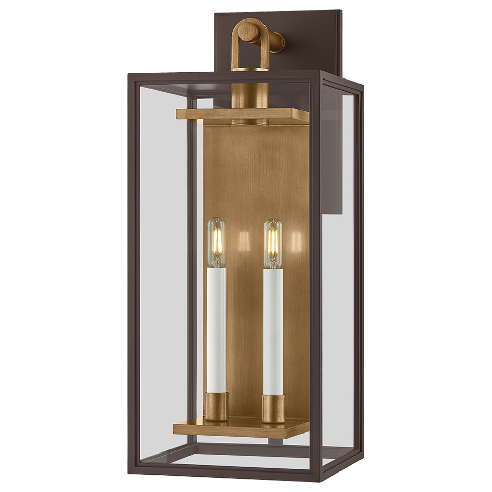 Arnold Outdoor Wall Light by Troy Lighting | B6524-PBR/TBZ | TRY1405616