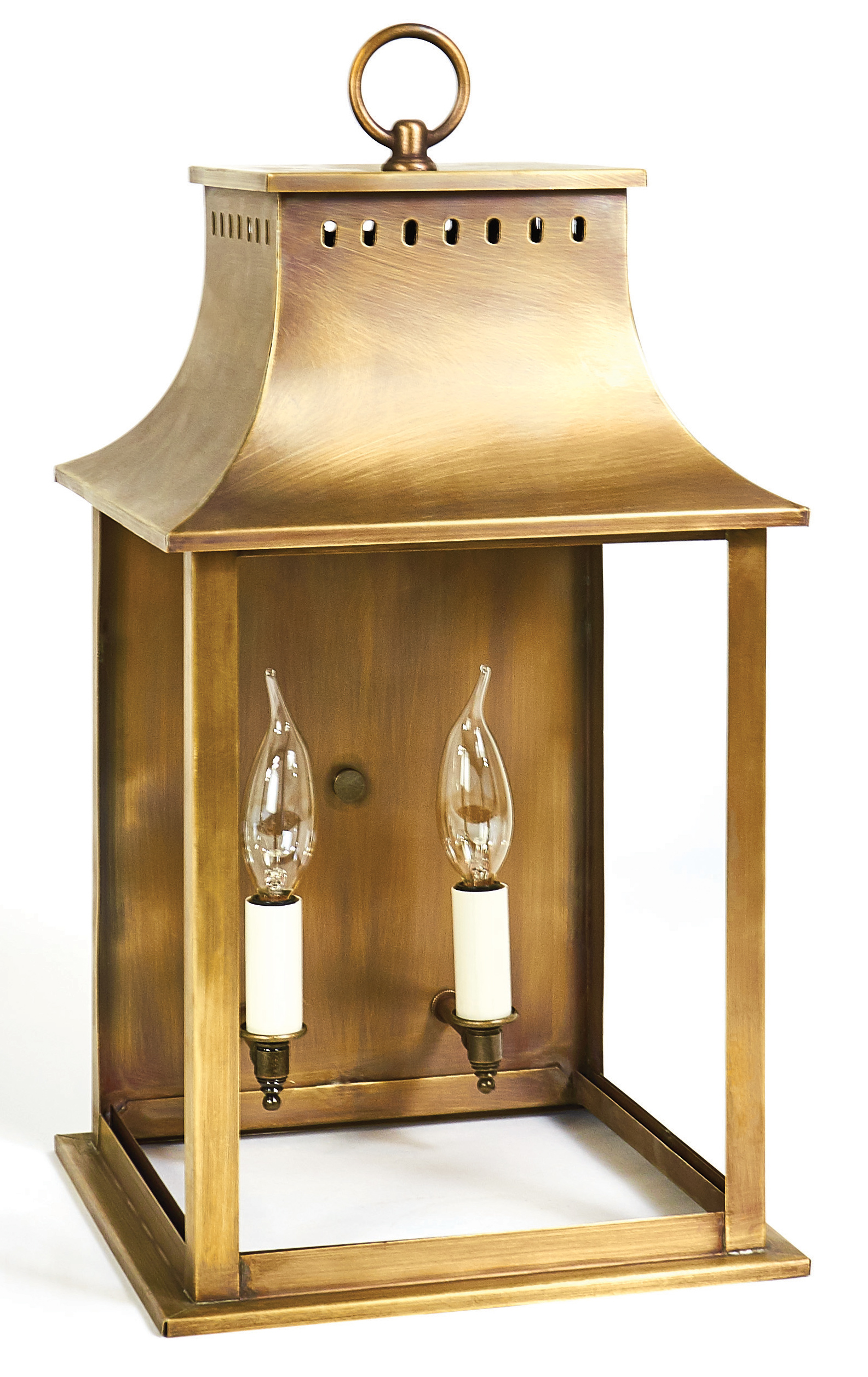 Rockland Outdoor Wall Light by Northeast Lantern | 11321-AB-LT2-CSG | NEA1418420