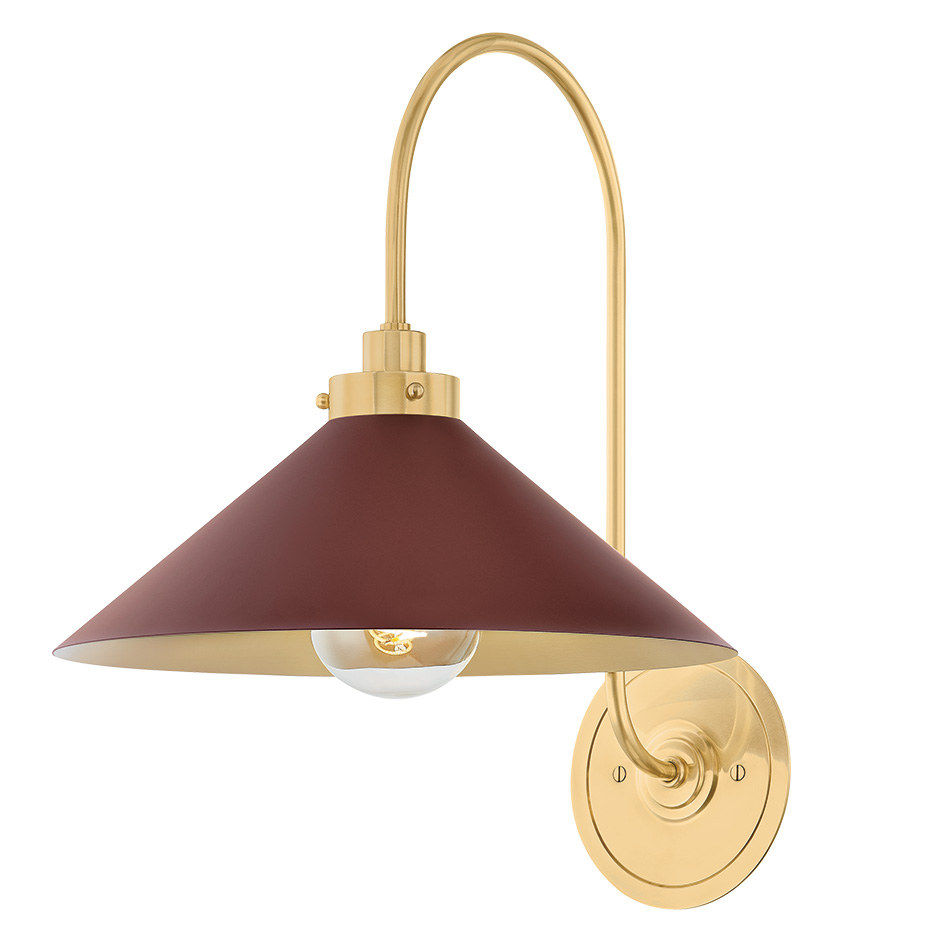 Clivedon Wall Sconce by Hudson Valley Lighting | MDS1400-AGB/CRN ...