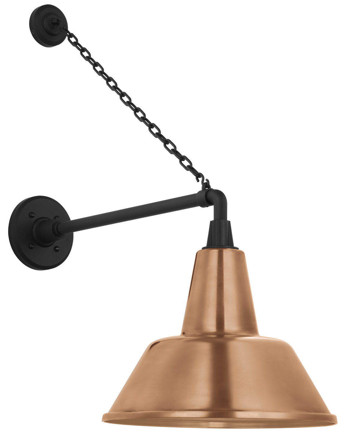 Academy Outdoor Anchored Mack Bowers Shade Wall Light by Visual Comfort ...