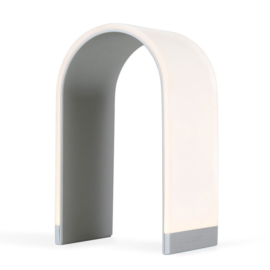 Mr. N LED Table Lamp by Koncept Lighting | NL1-S-SIL-DSK | KNC155763
