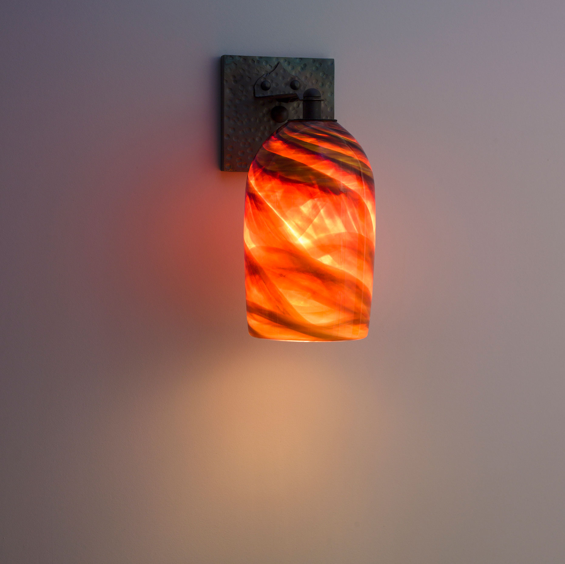Rose Craftsman Sconce by WPT Design | ROSE-CRFT-SC-AM | WPT157036