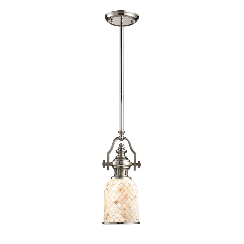 Chadwick Cappa Shell Mini Pendant by Elk Lighting | 66412-1