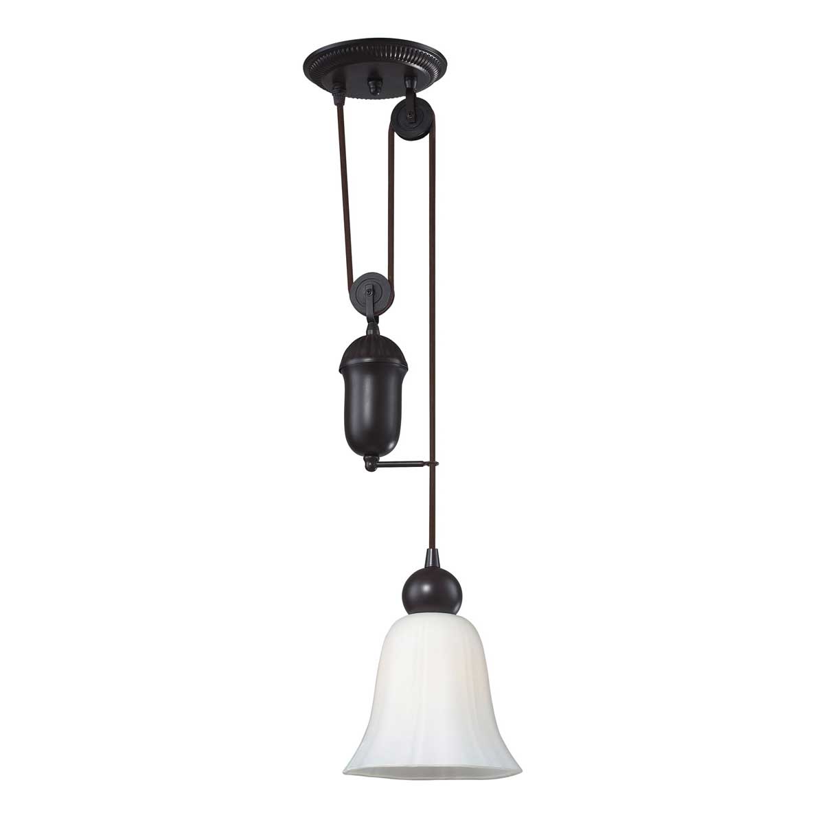 Farmhouse Glass Shade Pendant by Elk Lighting | 65090-1