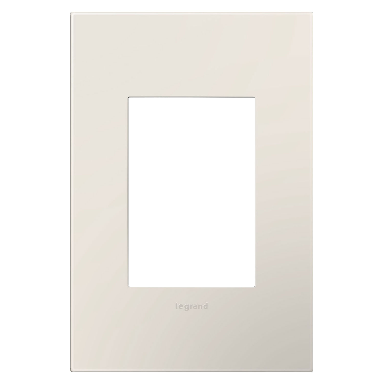 Adorne Plastic Screwless 1-Gang Plus Size Wall Plate by Legrand Adorne ...