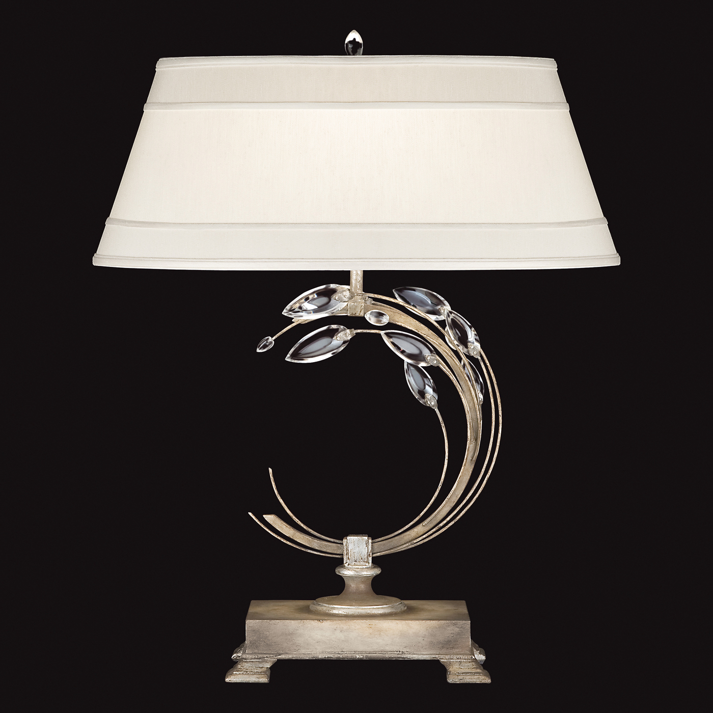 Crystal Laurel Cone Table Lamp by Fine Art Handcrafted Lighting ...