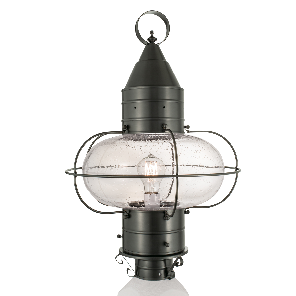 Classic Onion Outdoor Post Mount by Norwell Lighting | 1510-GM-SE ...