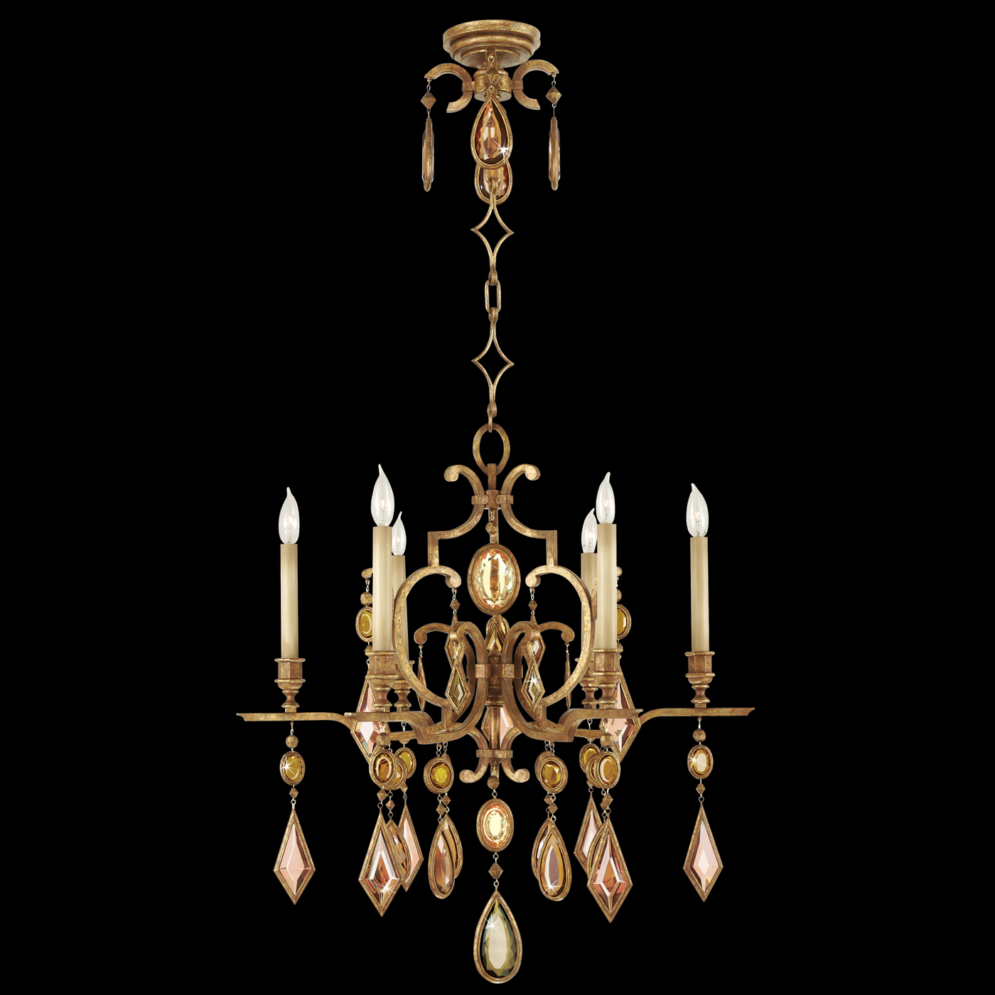 Encased Gems 640 Chandelier by Fine Art Handcrafted Lighting | 729640-1 ...