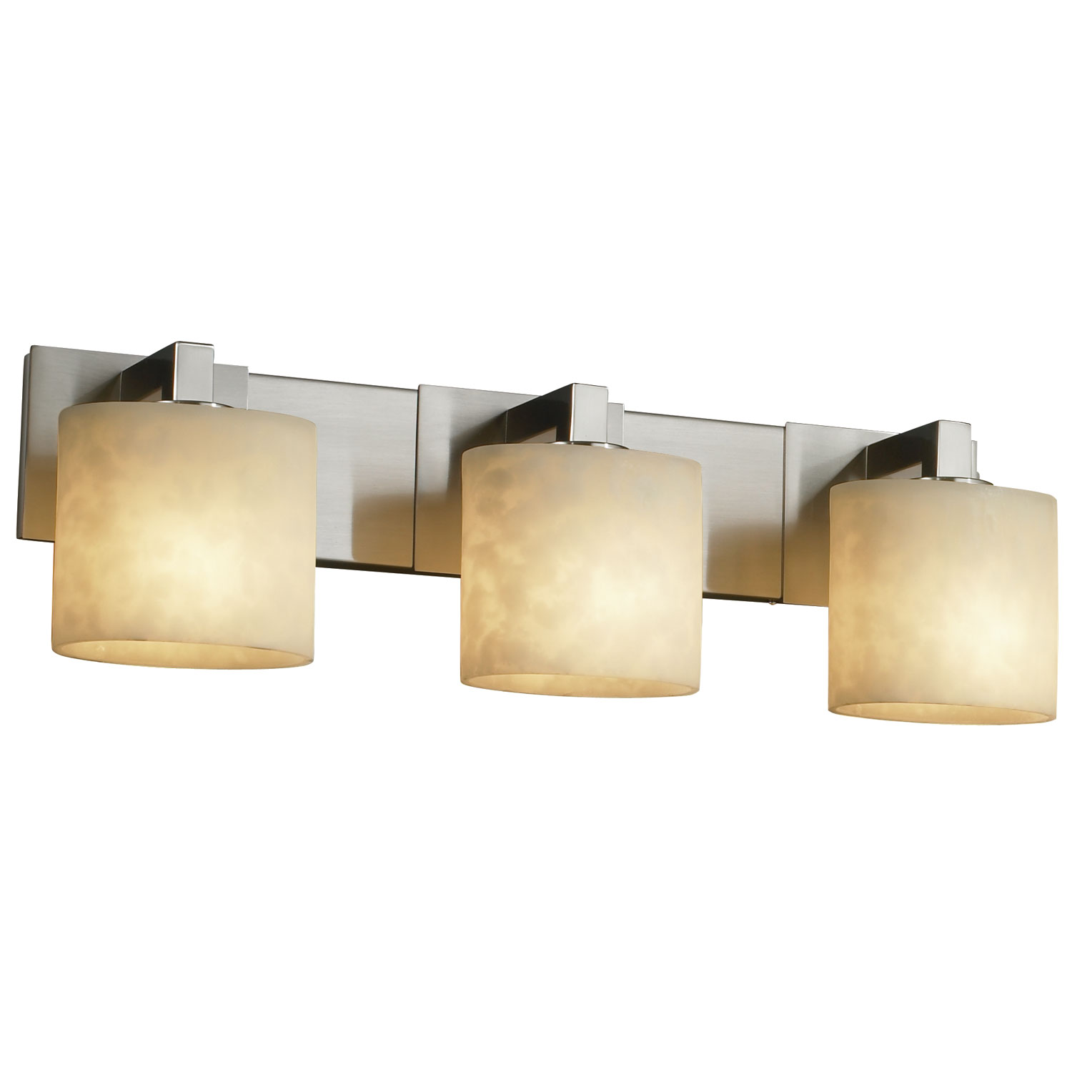 Modular Oval Light Bath Bar by Justice Design | FAL-8923-30-NCKL ...