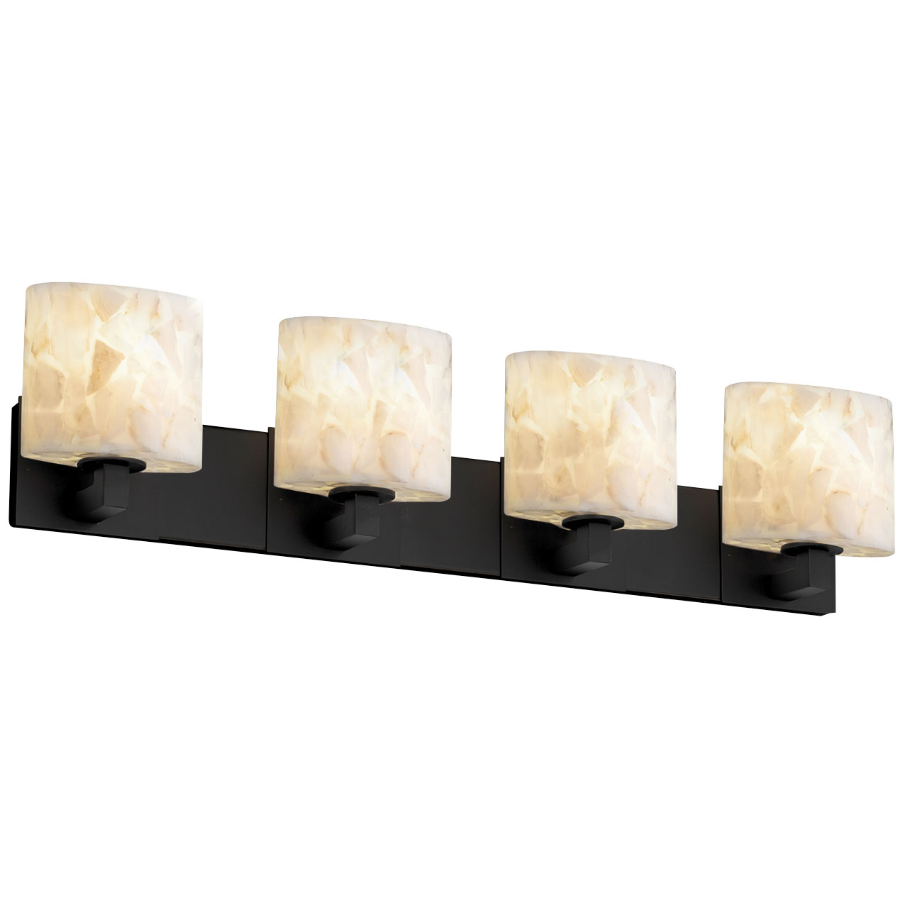 Modular Oval Light Bath Bar by Justice Design | ALR-8924-30-MBLK ...