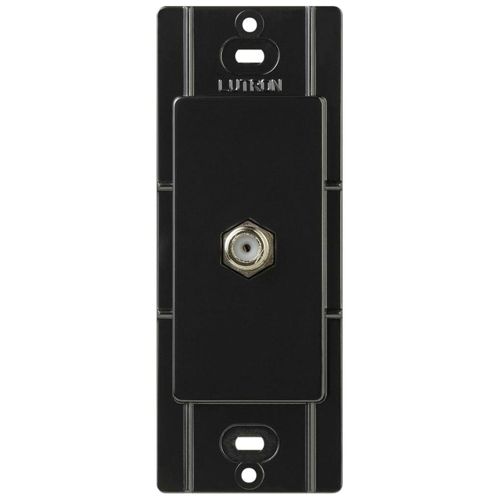 Claro Cable TV Jack by Lutron | CA-CJ-BL | LUT242744