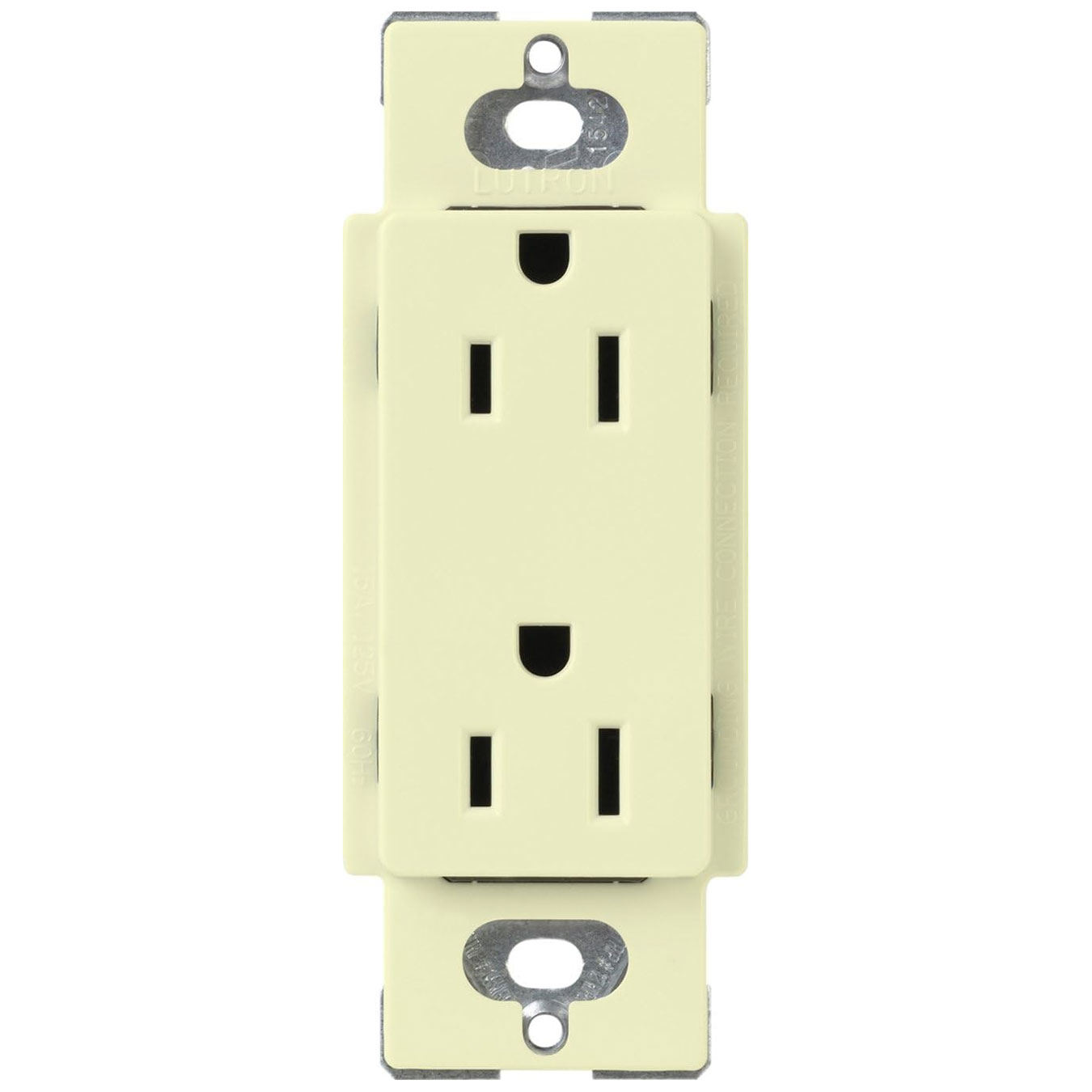 15-Amp Tamper Resistant Receptacle by Lutron | CARS-15-TR-AL | LUT242817