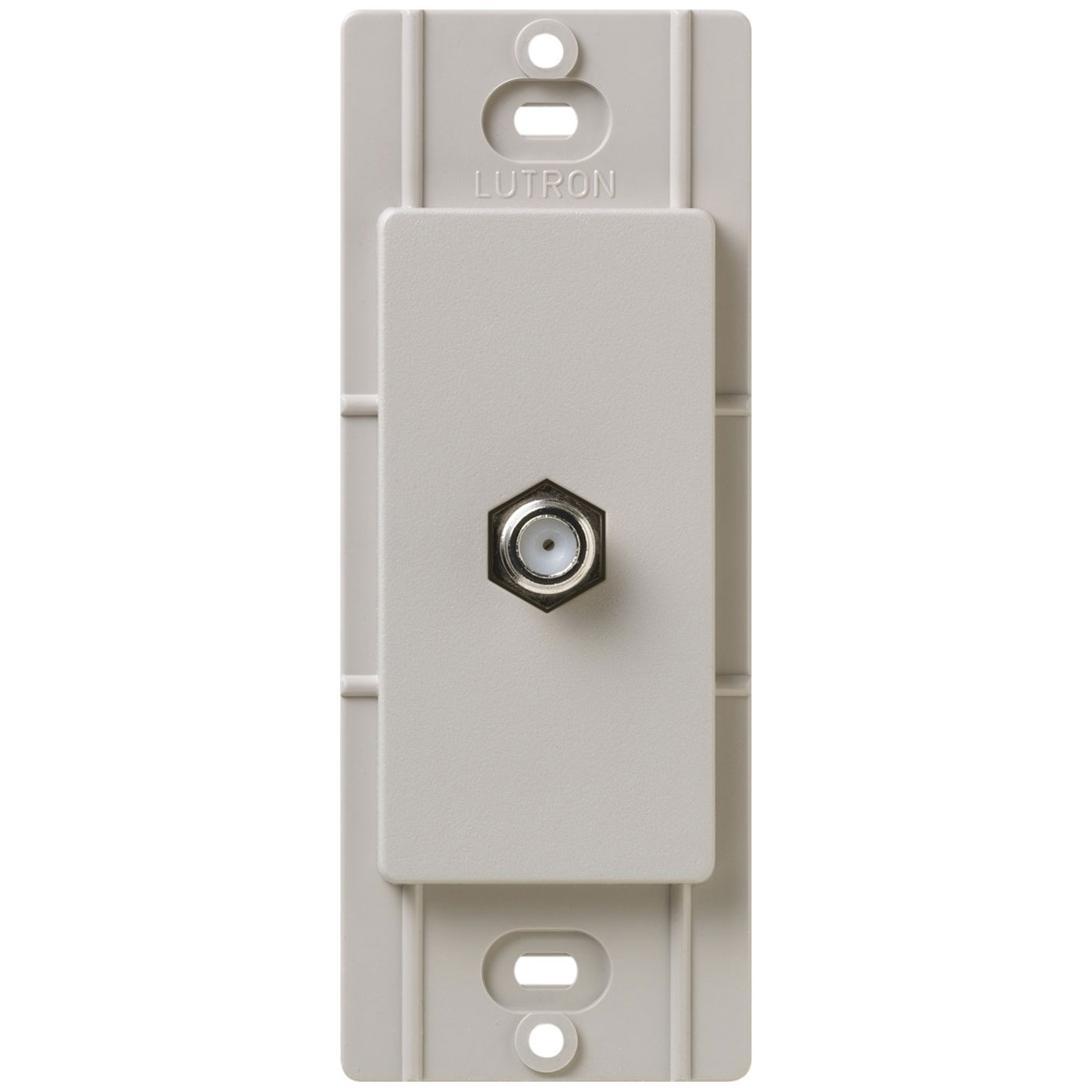 Claro Cable TV Jack by Lutron | SC-CJ-TP | LUT243450
