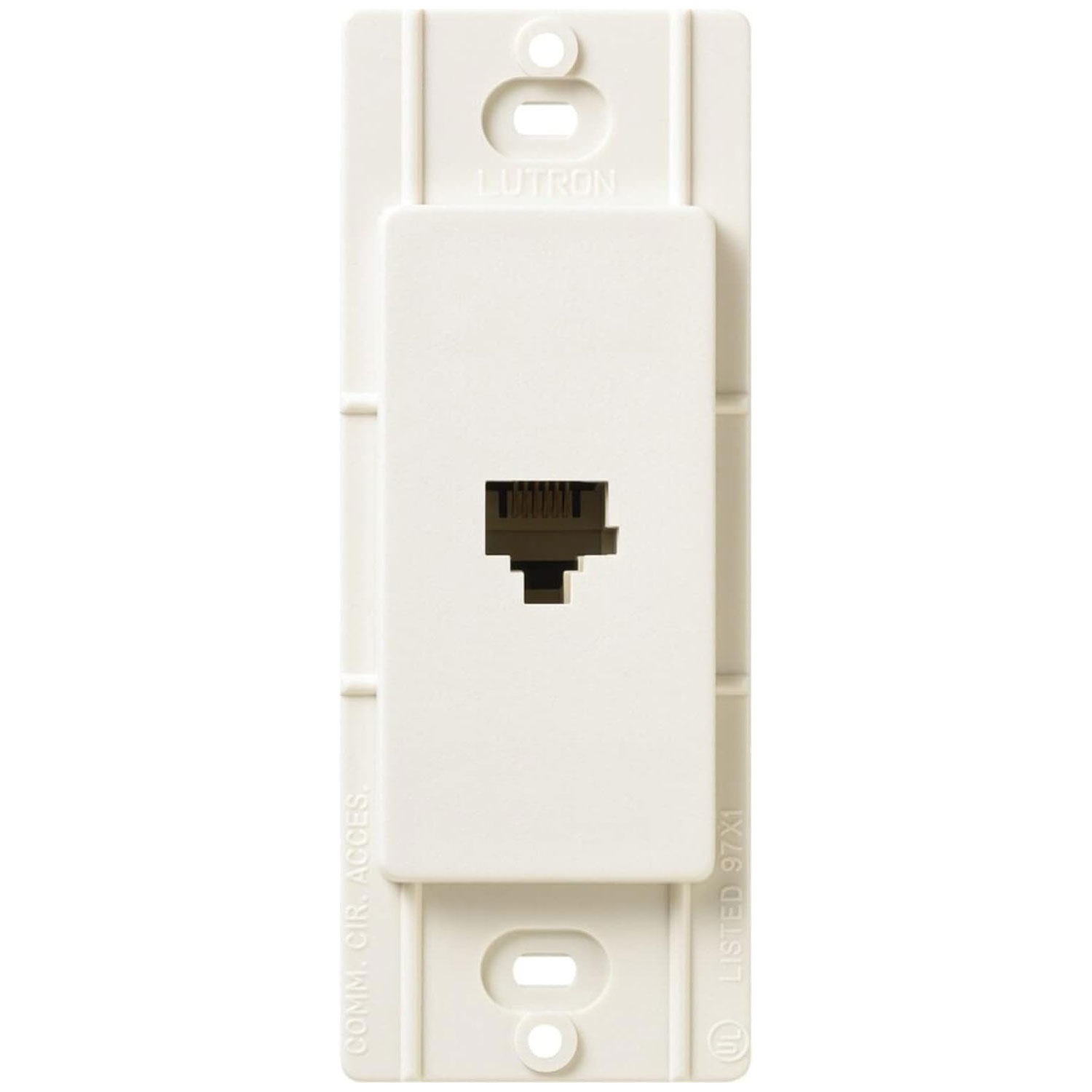 Claro Telephone Jack by Lutron | SC-PJ-BI | LUT243451
