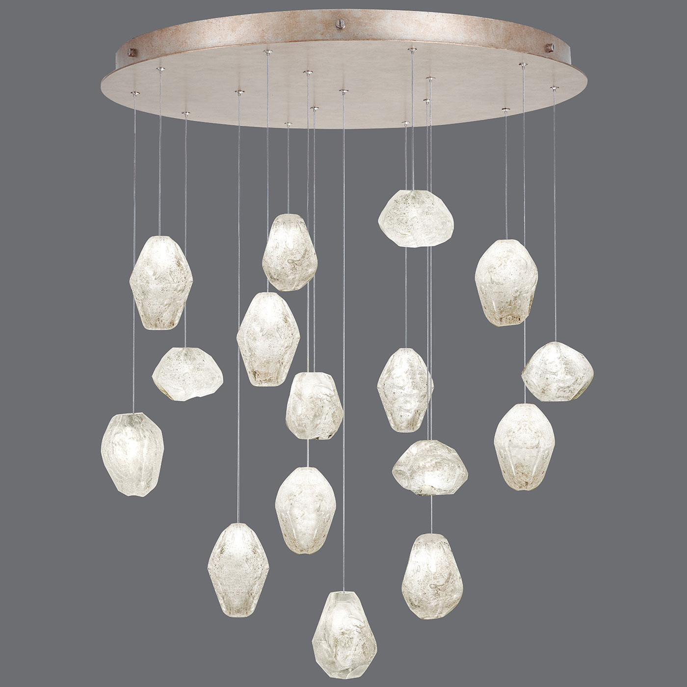 Natural Inspirations Large Round Multi Light Pendant by Fine Art ...