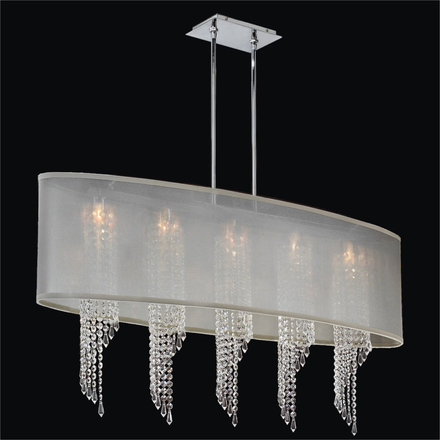 Wavelength Convertible Pendant by Glow Lighting | 616EM45SP-T-7C