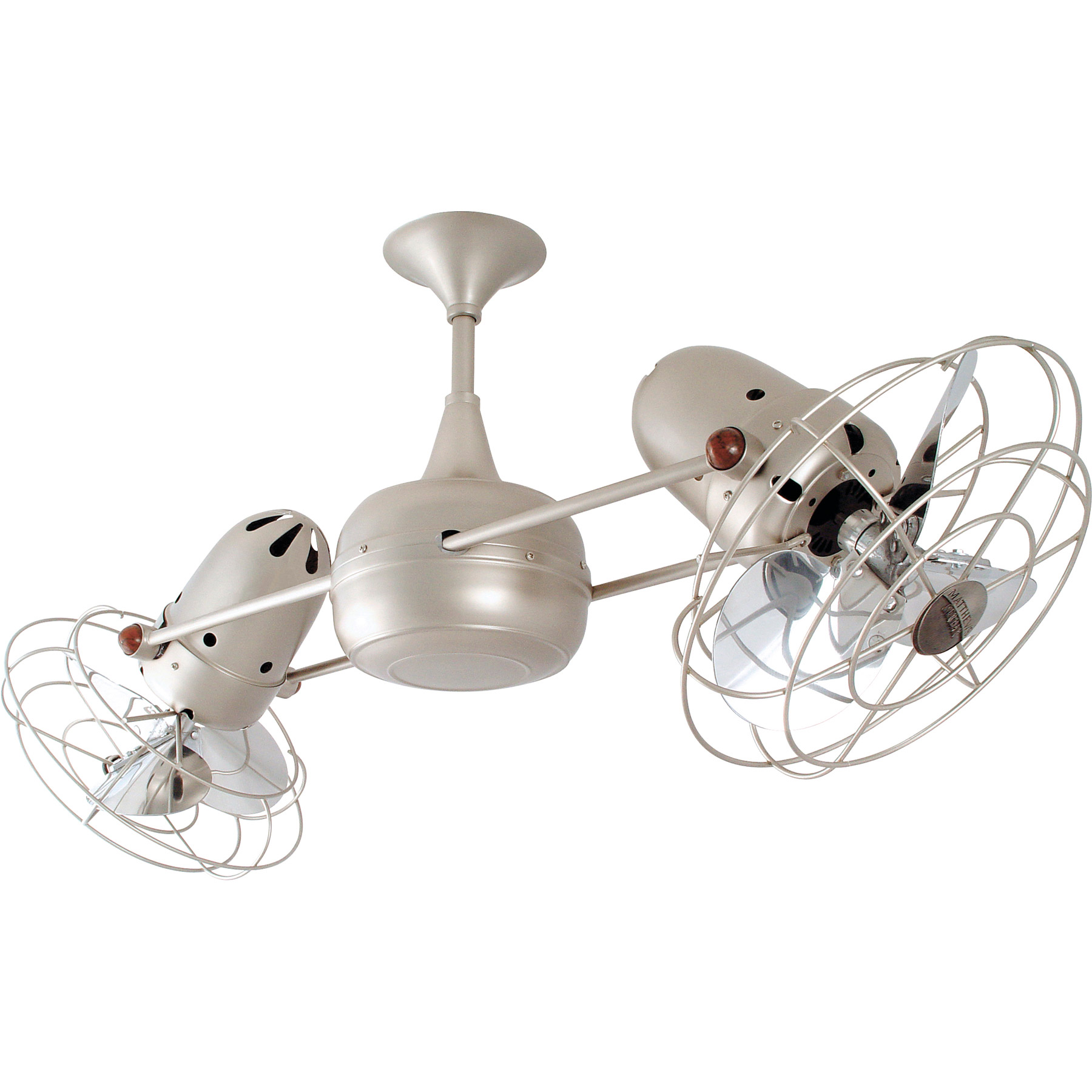 Duplo Dinamico Metal Damp Ceiling Fan by Matthews Fan Company | DD-BN ...