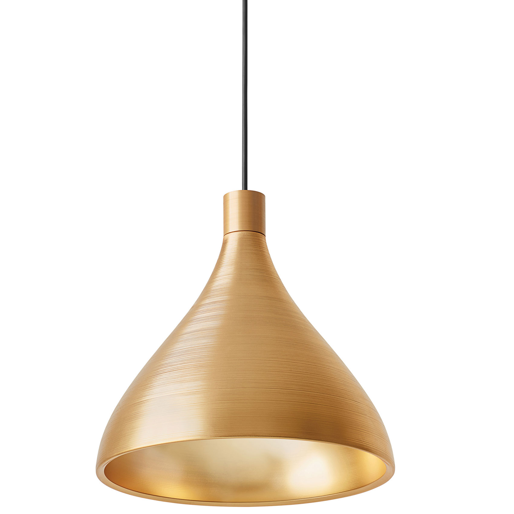 Swell Medium Pendant by Pablo | SWEL SNG MED BRA/BRA | PBL358259