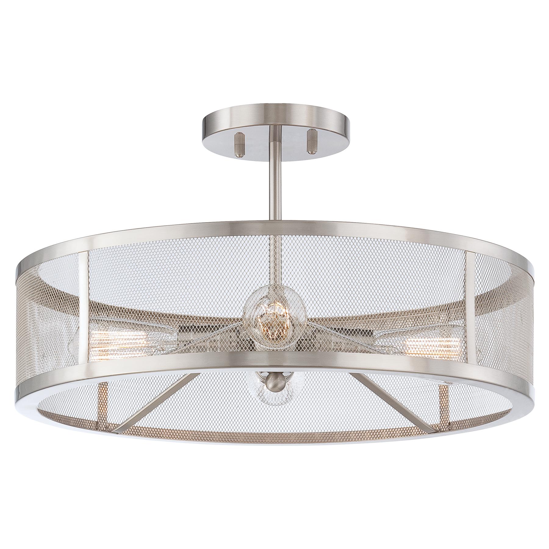 Edison Semi Flush Ceiling Light | Shelly Lighting
