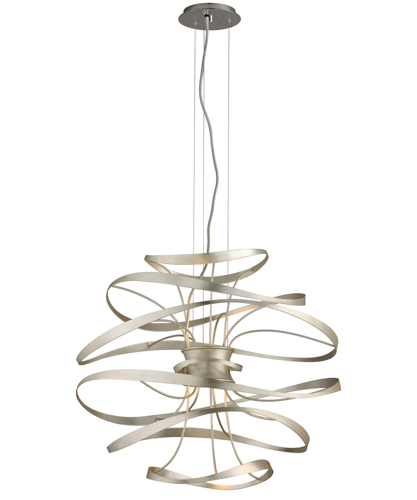 Calligraphy Pendant by Corbett Lighting | 213-42-SL/SS | CRB379536
