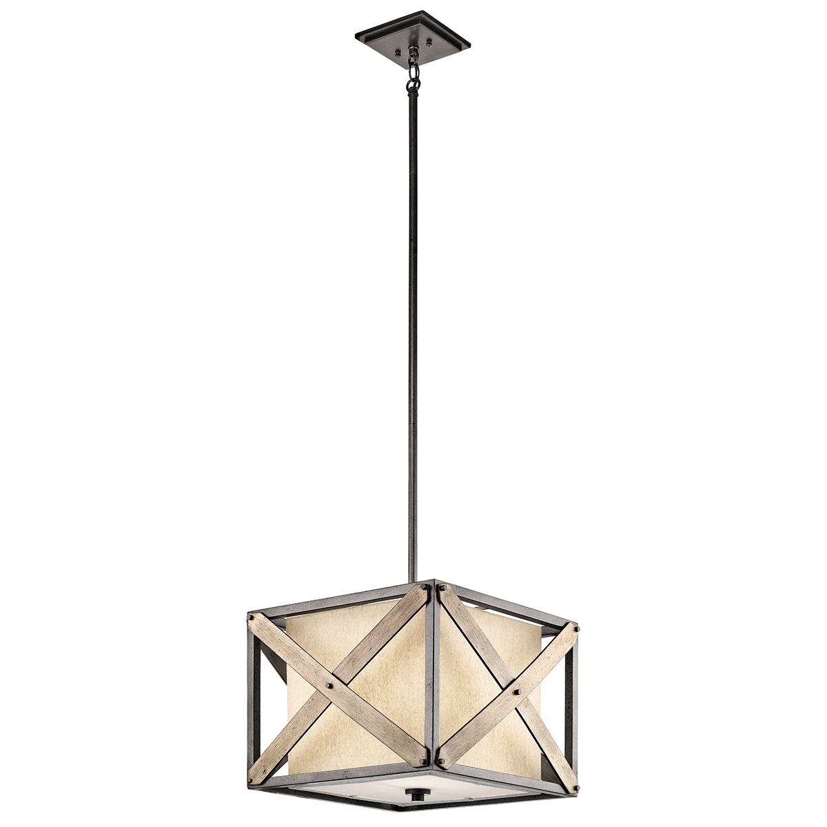 Cahoon Convertible Pendant/Ceiling Light by Kichler | 43775AVI | KHR420266
