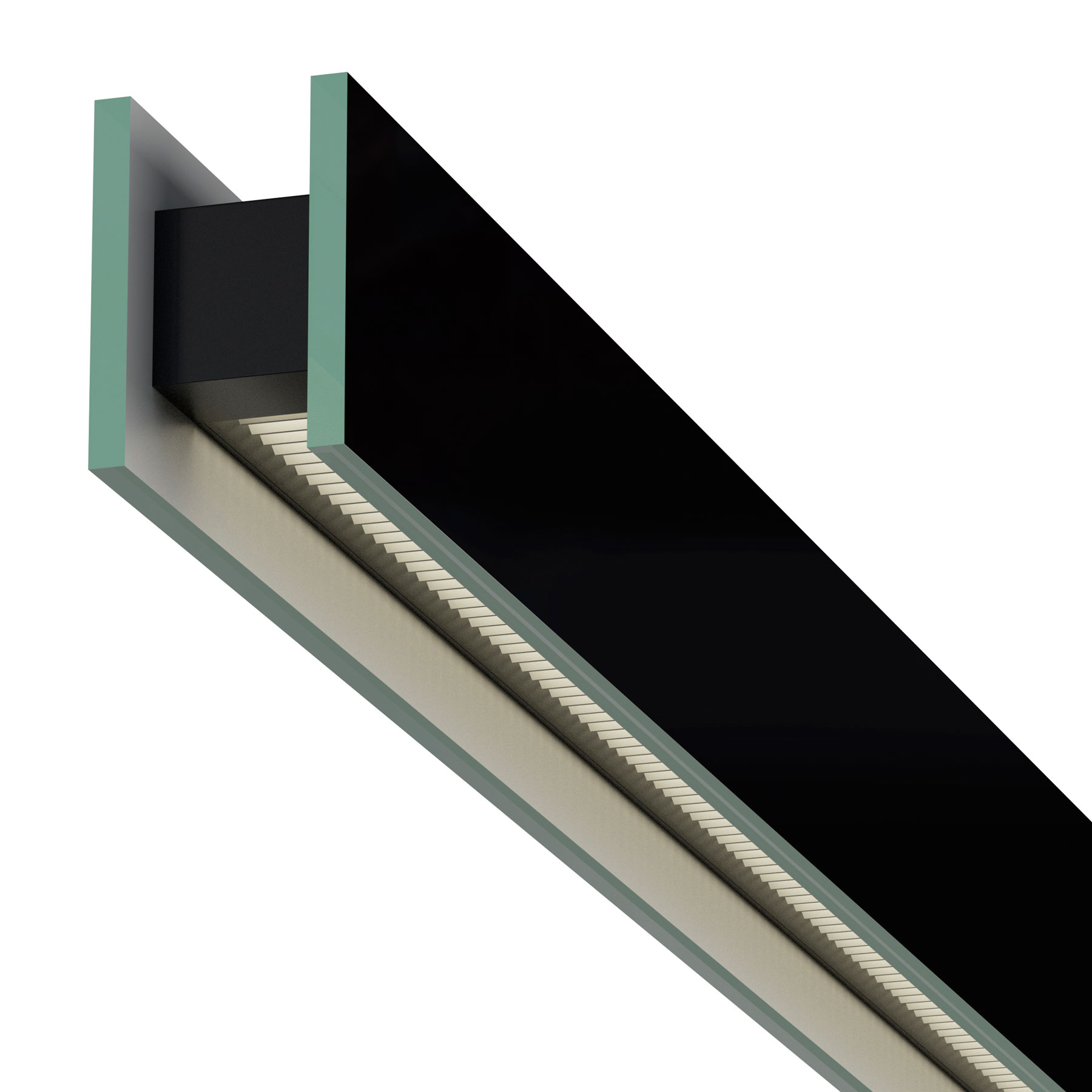 Glide Glass Downlight Suspension w/ Center Feed Power by PureEdge ...