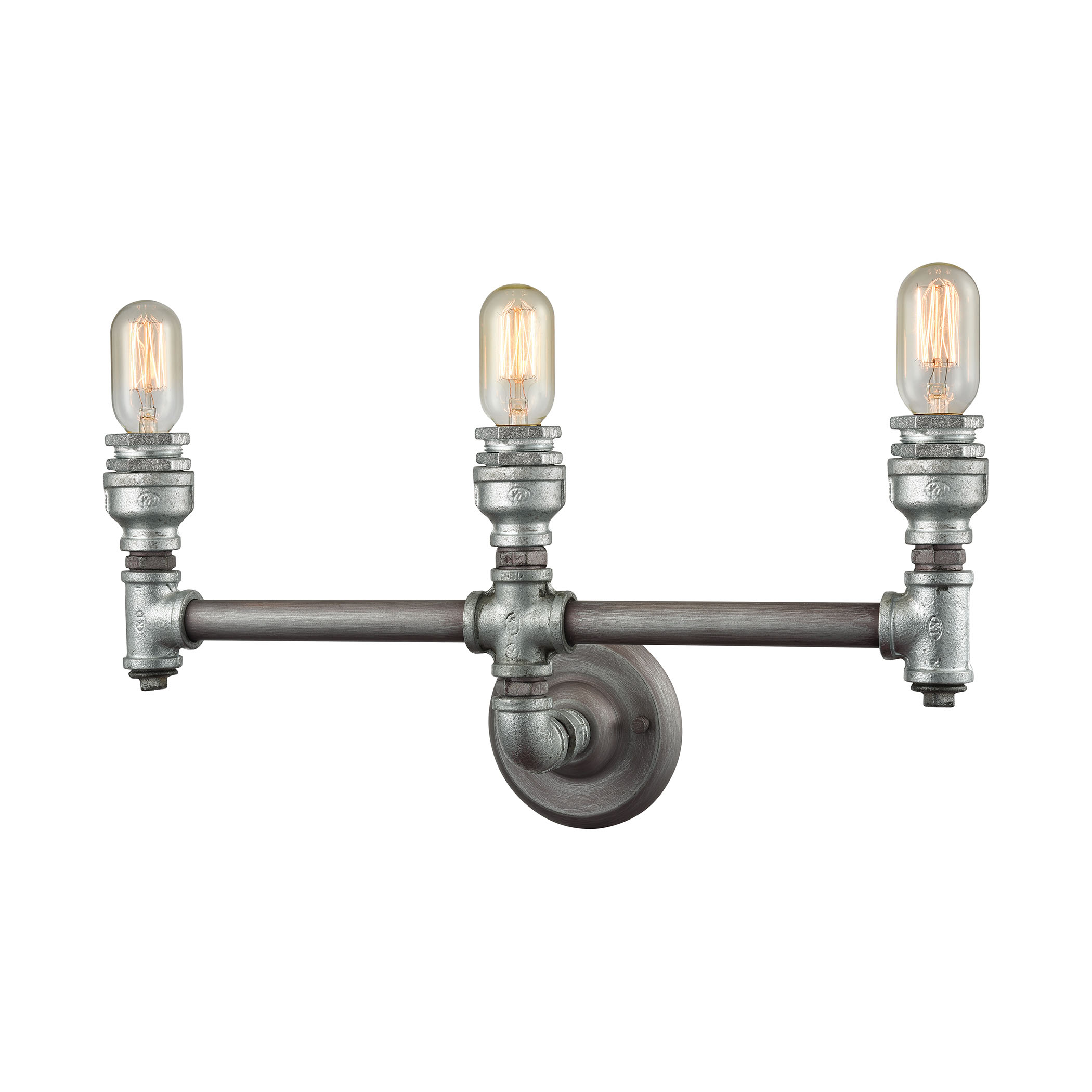 Cast Iron Pipe Bathroom Vanity Light by Elk Home | 10684/3 | DMD447561