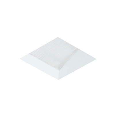 4 Inch Square Flangeless Lensed Wall Wash Trim by Element by Tech ...