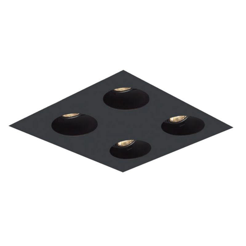 2X2 Round on Square Flangeless Trim by Element by Tech Lighting ...