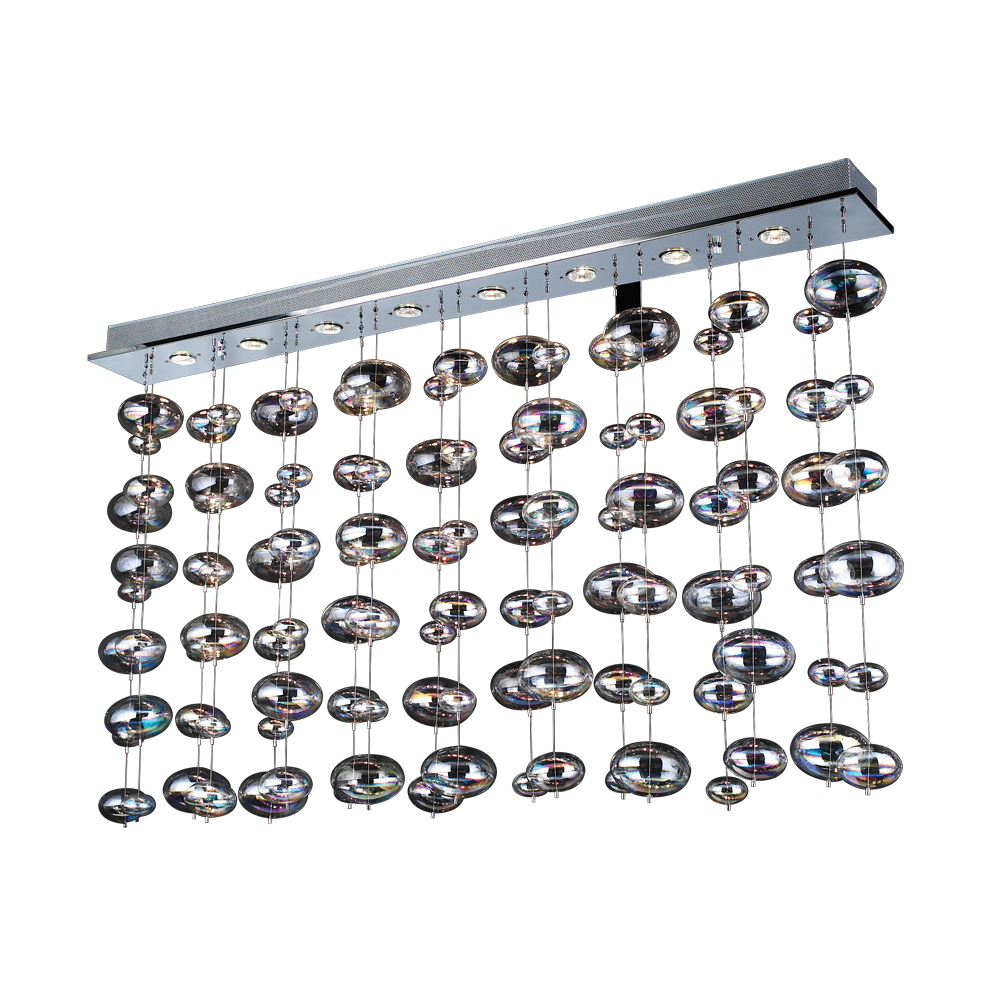 Bubble Linear Ceiling Light Fixture by PLC Lighting | 96957PC