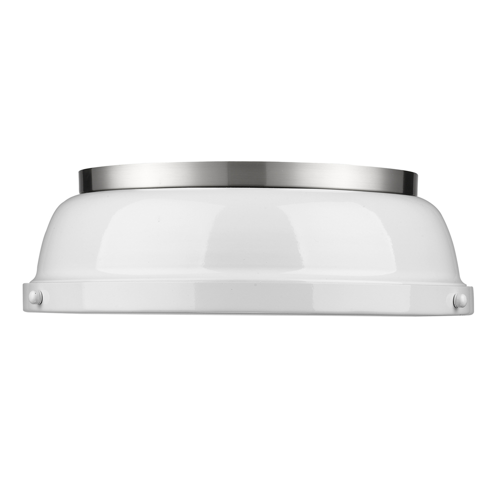 Duncan Ceiling Light Fixture by Golden Lighting | 3602-14 PW-WH | GLD461774
