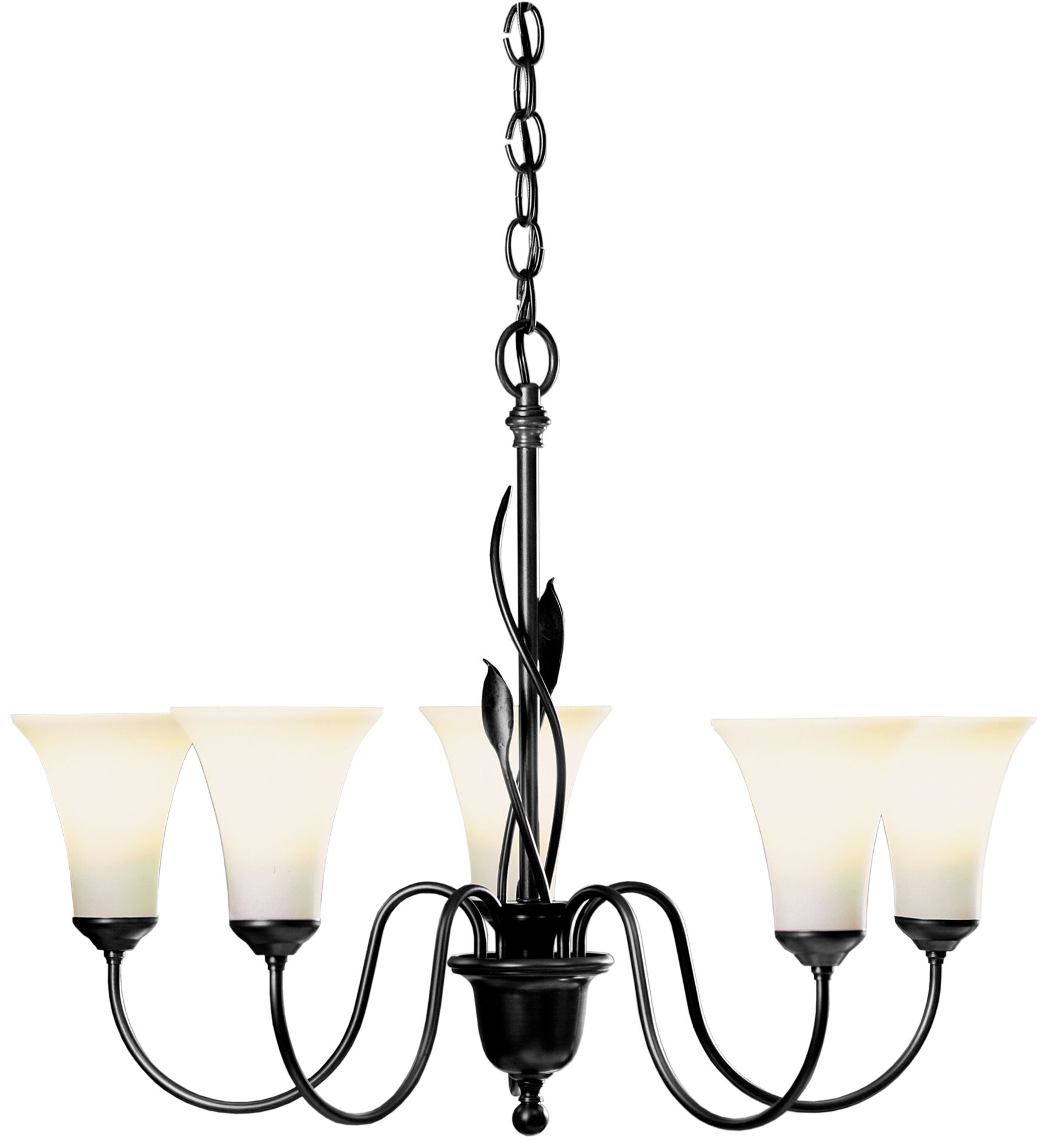 Forged Leaves Chandelier by Hubbardton Forge | 103052-1012 | HUB469424
