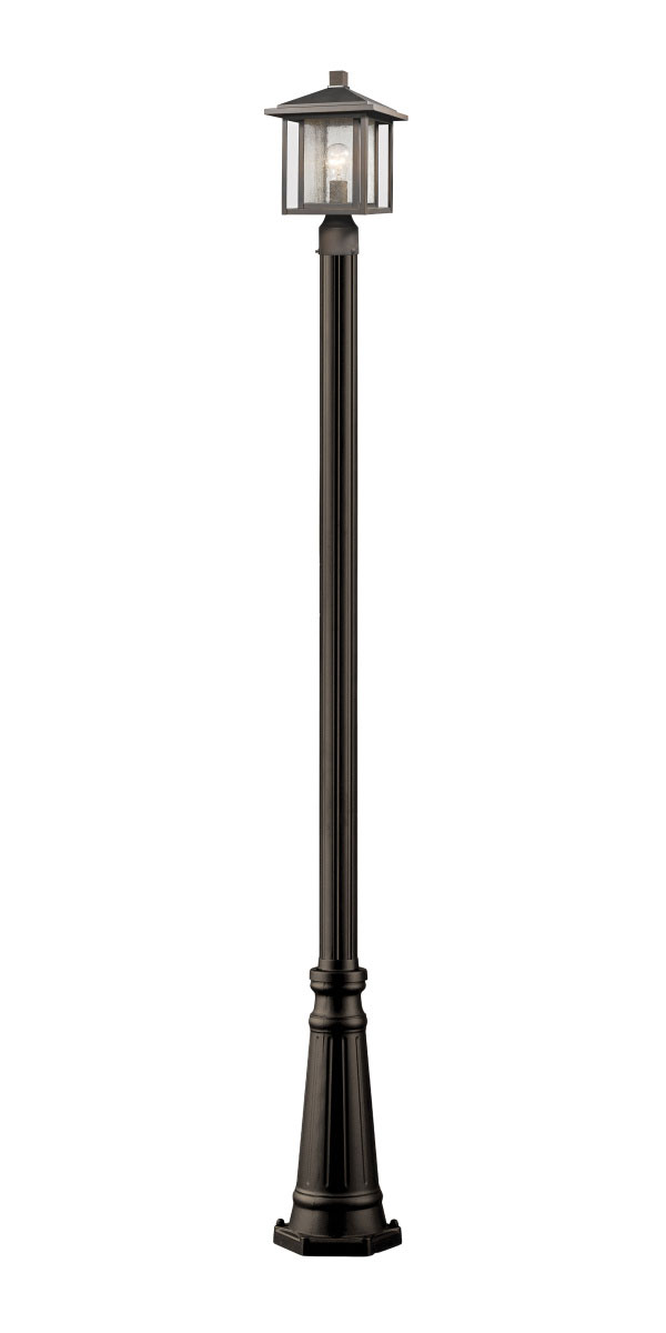 Aspen Outdoor Post Light with Round Post/Hexagon Base by Z-Lite ...