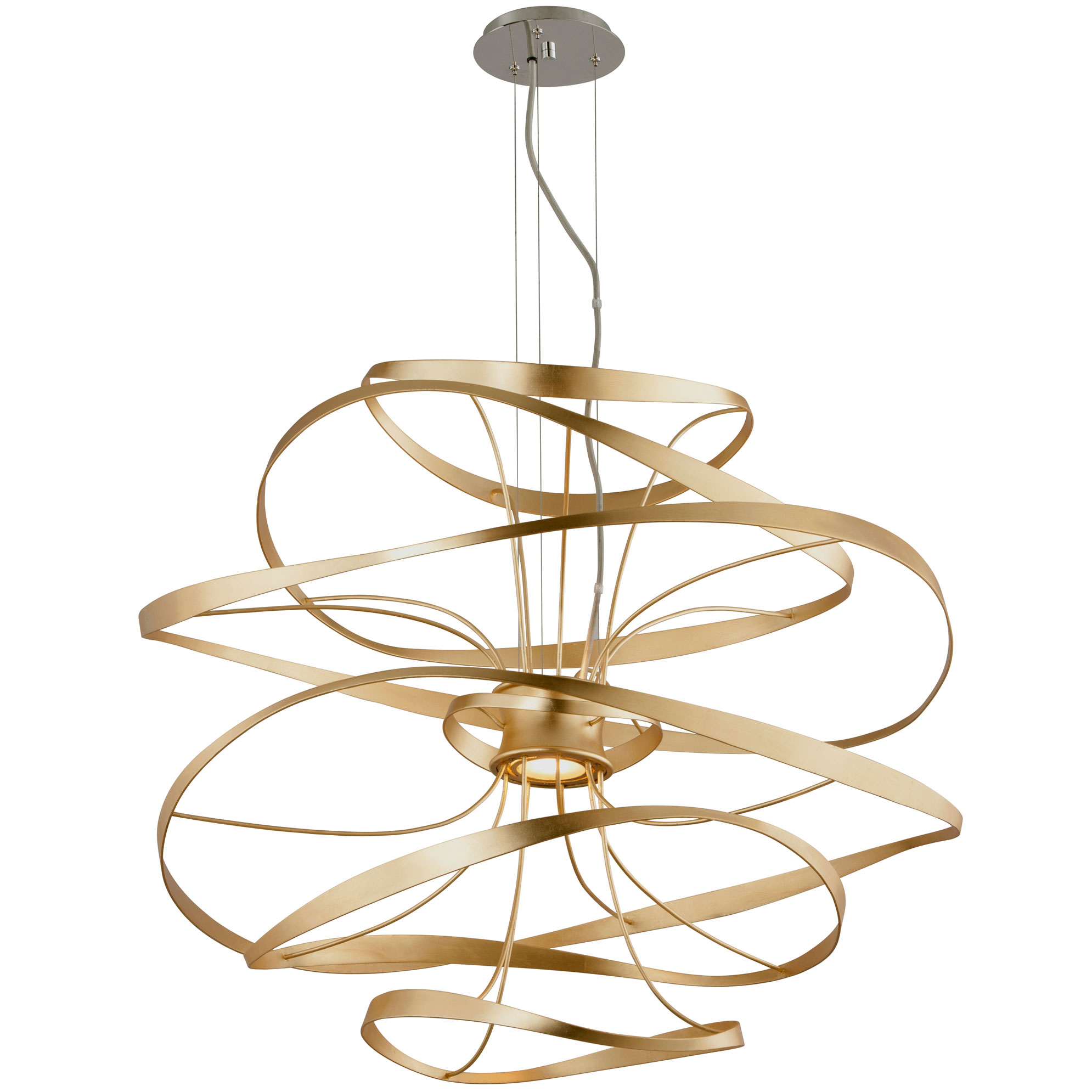 Calligraphy Pendant by Corbett Lighting | 216-43-GL/SS | CRB477256