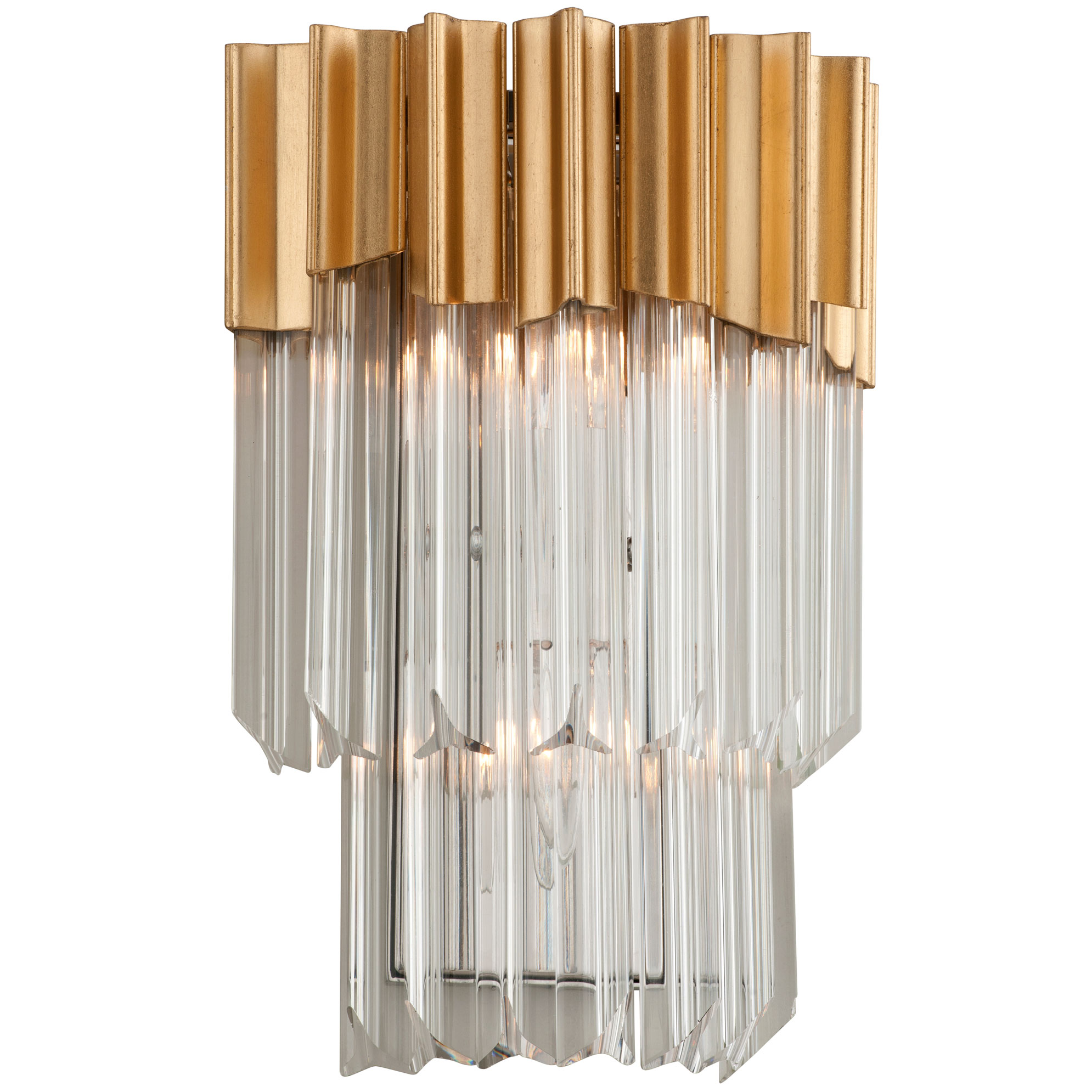 Charisma Wall Light by Corbett Lighting | 220-12-GL/SS | CRB477271