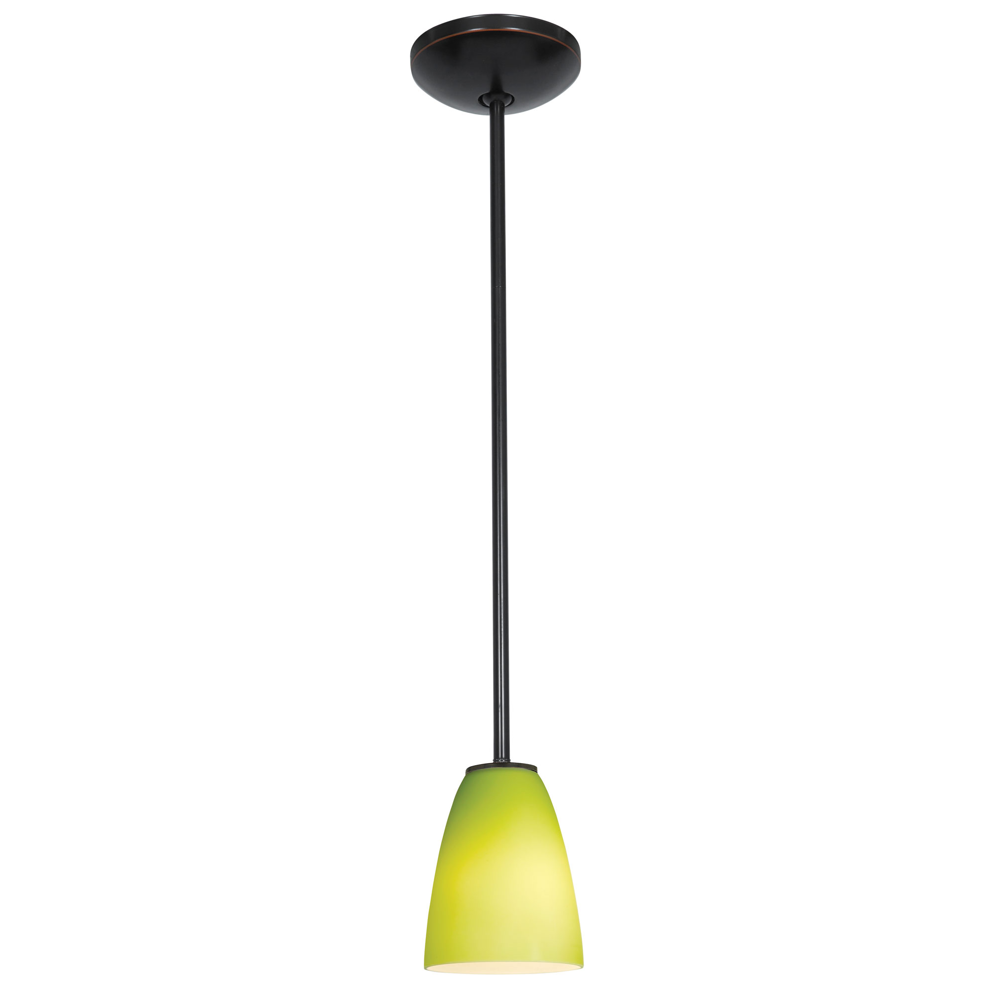 Flute Glass Rod Pendant Integrated LED by Access | 28022-4R-ORB/LGR