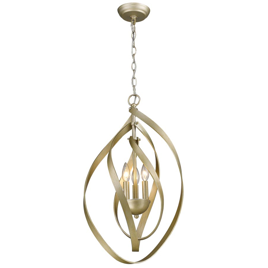 Nicolette Pendant by Golden Lighting | 2220-3P WG | GLD489592
