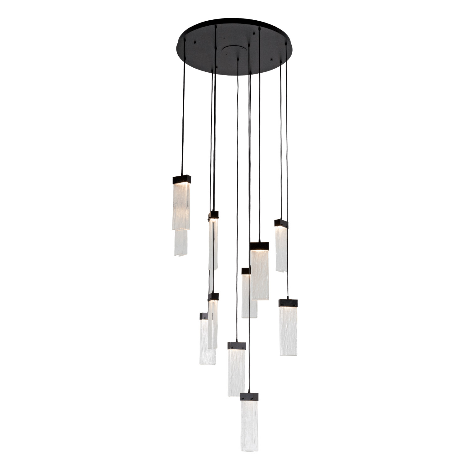Parallel Round Multi Light Pendant by Hammerton Studio | CHB0042-11-BS ...