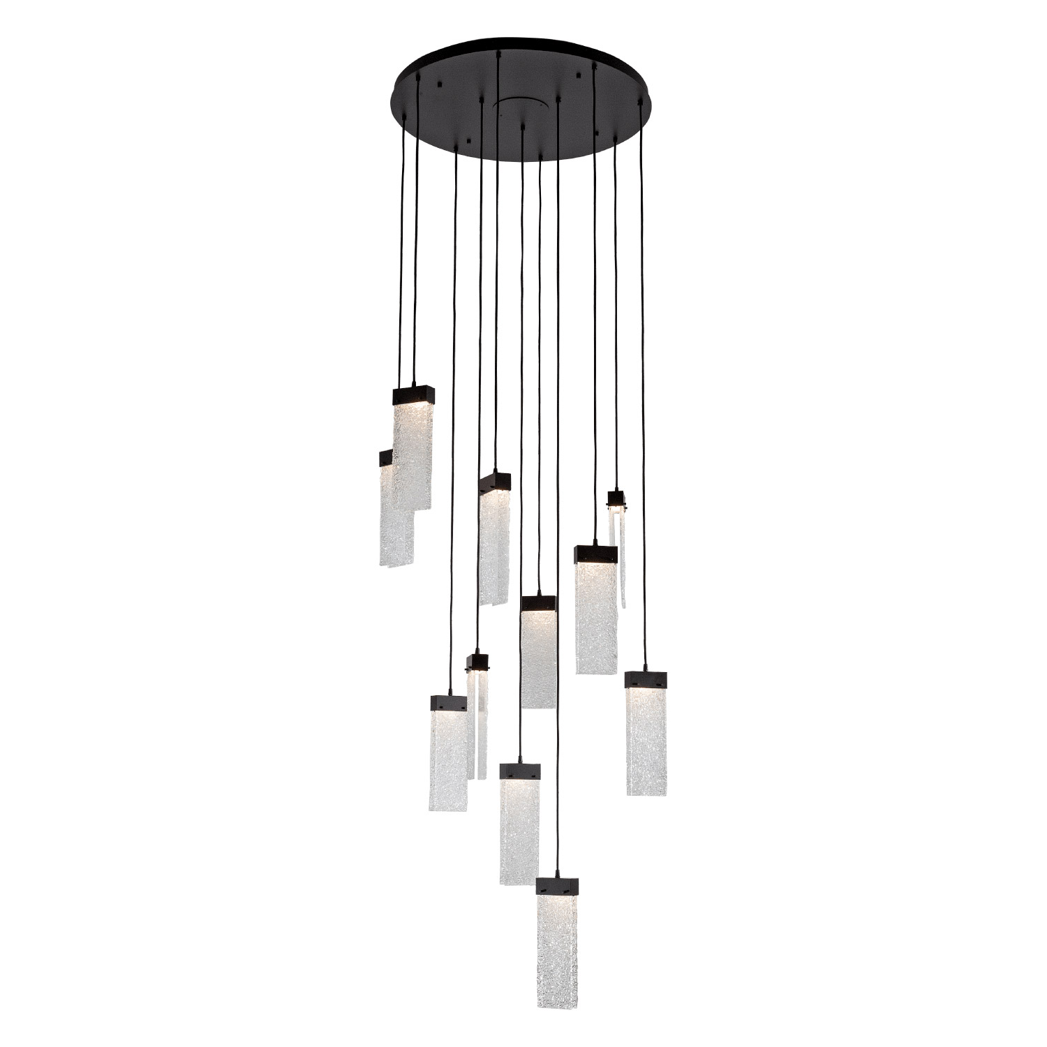 Parallel Round Multi Light Pendant by Hammerton Studio | CHB0042-11-FB ...