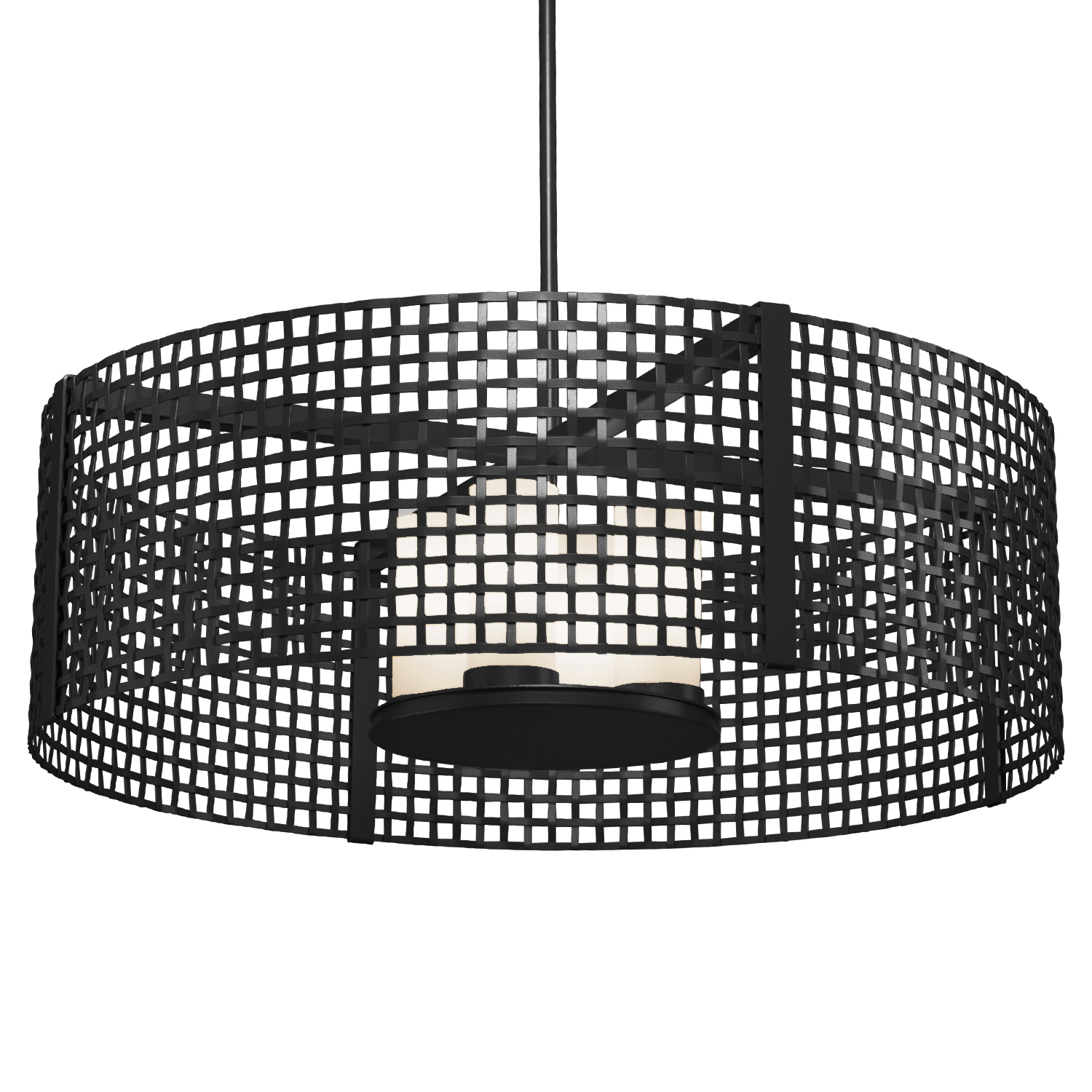Tweed Drum Pendant by Hammerton Studio | CHB0037-36-MB-F-001-E2 | HMR538015