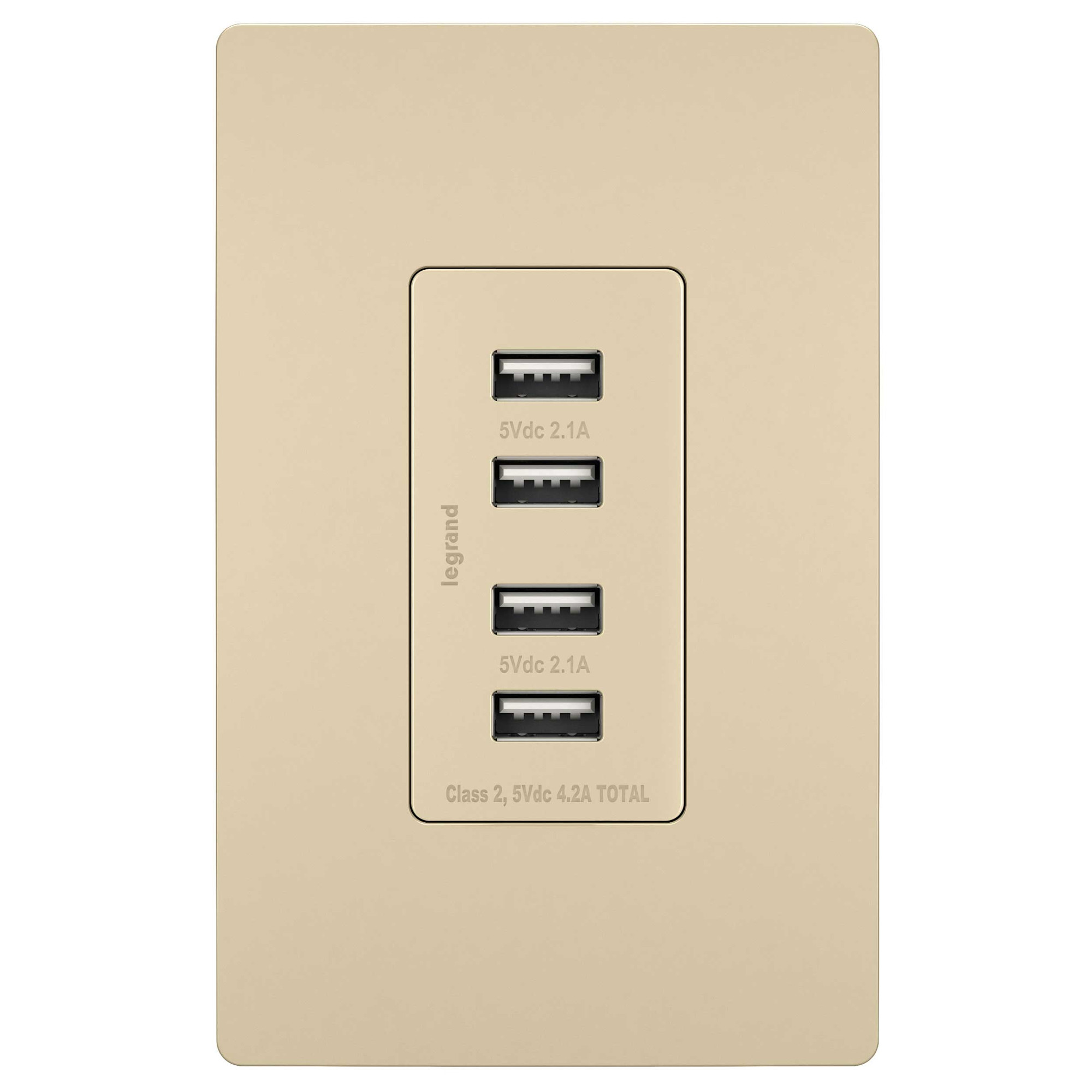 USB Charger Module by Legrand Radiant | TM8USB4ICC6 | RAD540916
