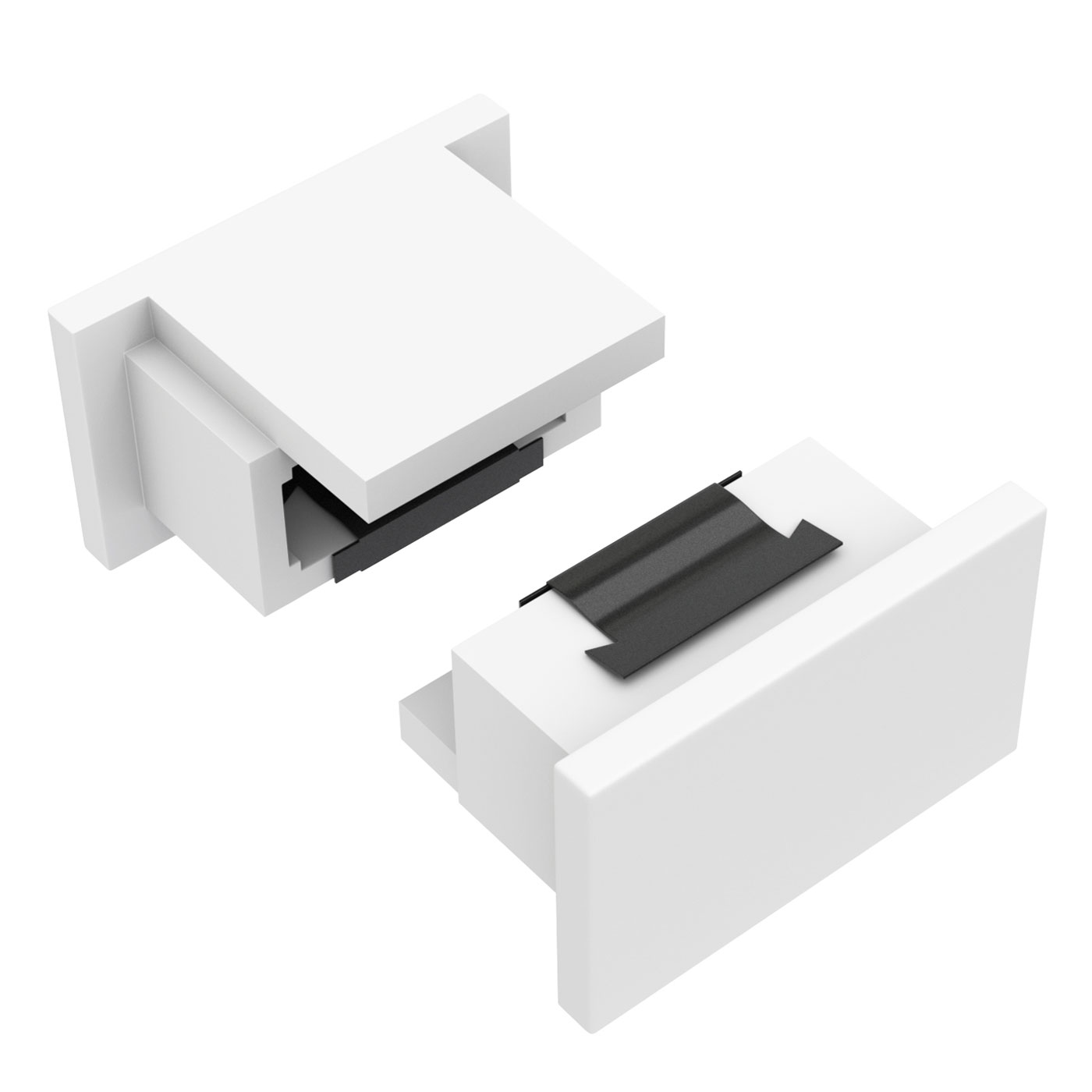 TX12 Outdoor Track End Cap Set/2 by PureEdge Lighting | TX12-CA-WH ...