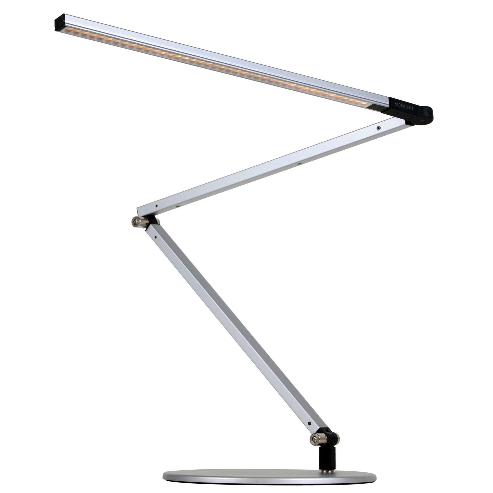Z-Bar LED Slim Lamp by Koncept Lighting | AR3000-WD-SIL-DSK | KNC56904