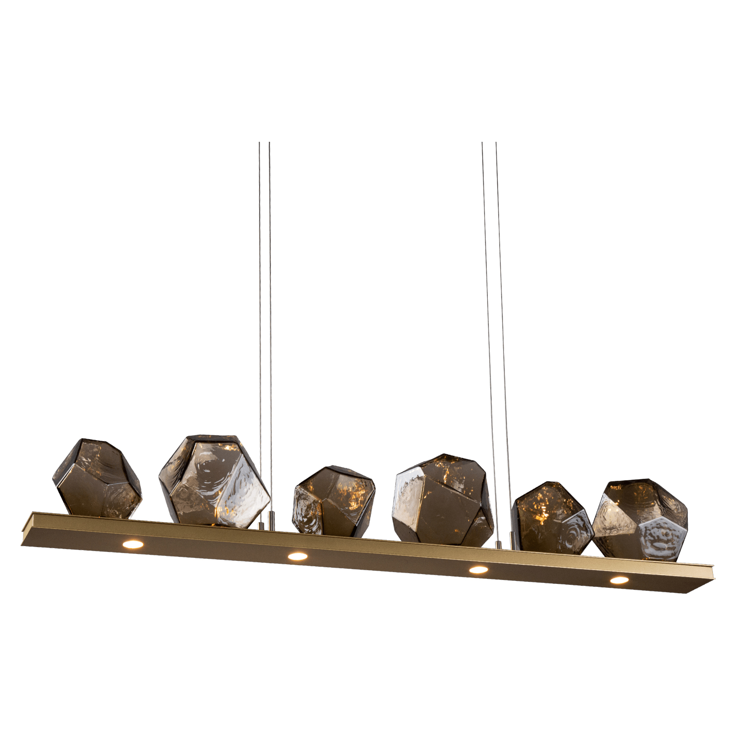 Gem Bezel Linear Pendant by Hammerton Studio | PLB0039-0C-GB-B-CA1-L1 ...