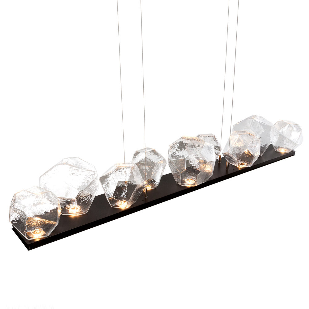 Gem Bezel Linear Pendant by Hammerton Studio | PLB0039-0C-NB-C-CA1-L1 ...