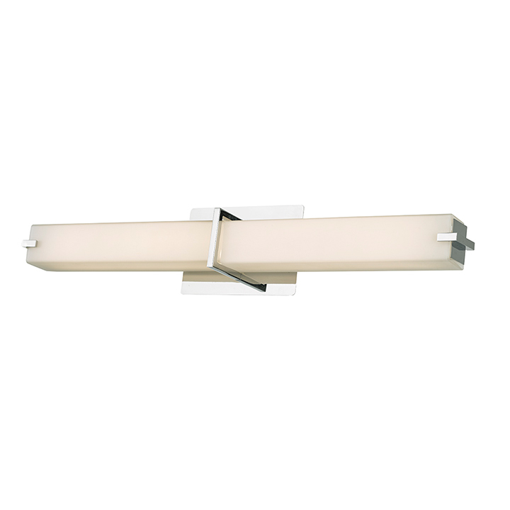Squire Square LED Bathroom Vanity Light by Abra Lighting | 20090WV-CH ...