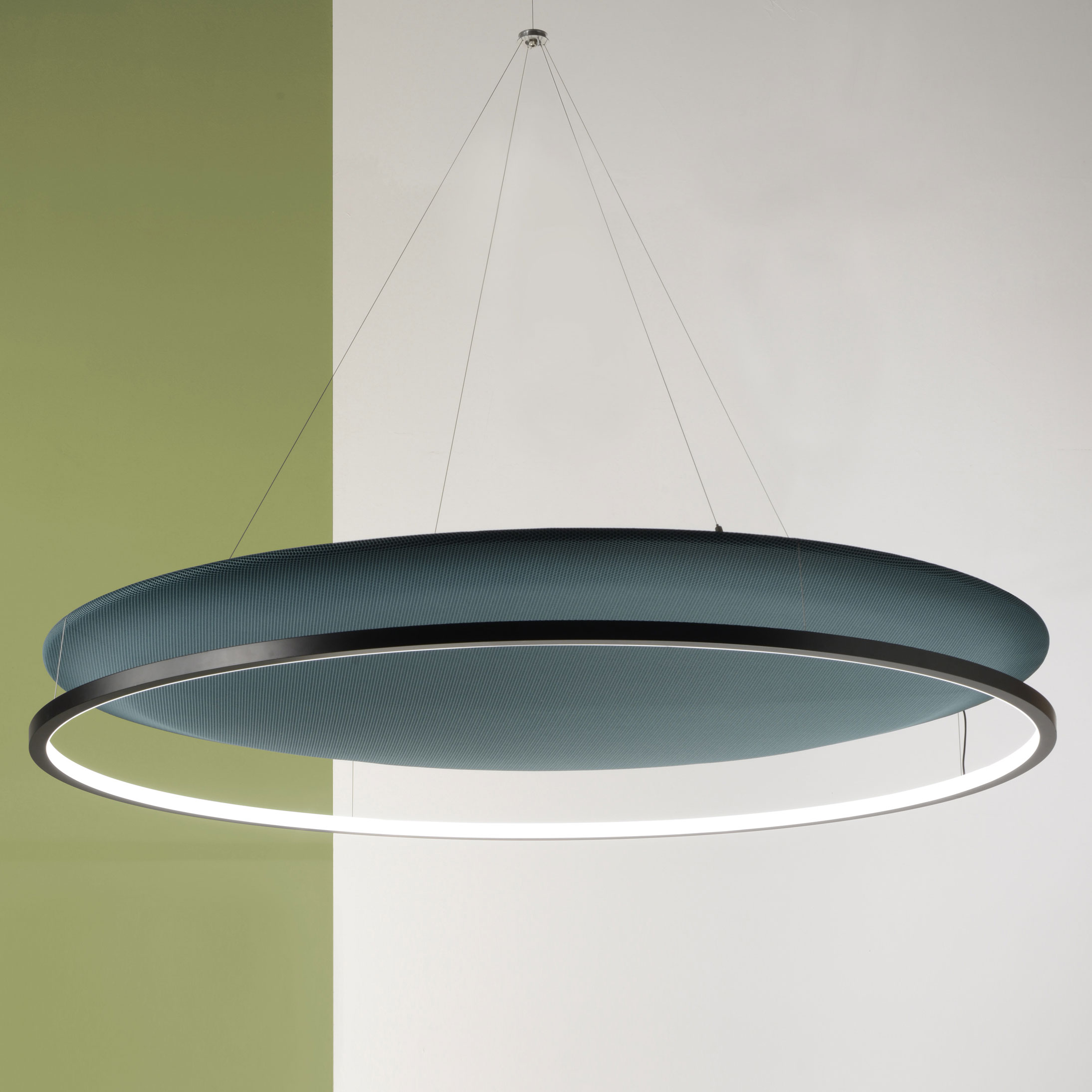 Circus Round Acoustic Panel by and/Costa | P1000-ROUND-BK | &CO583714